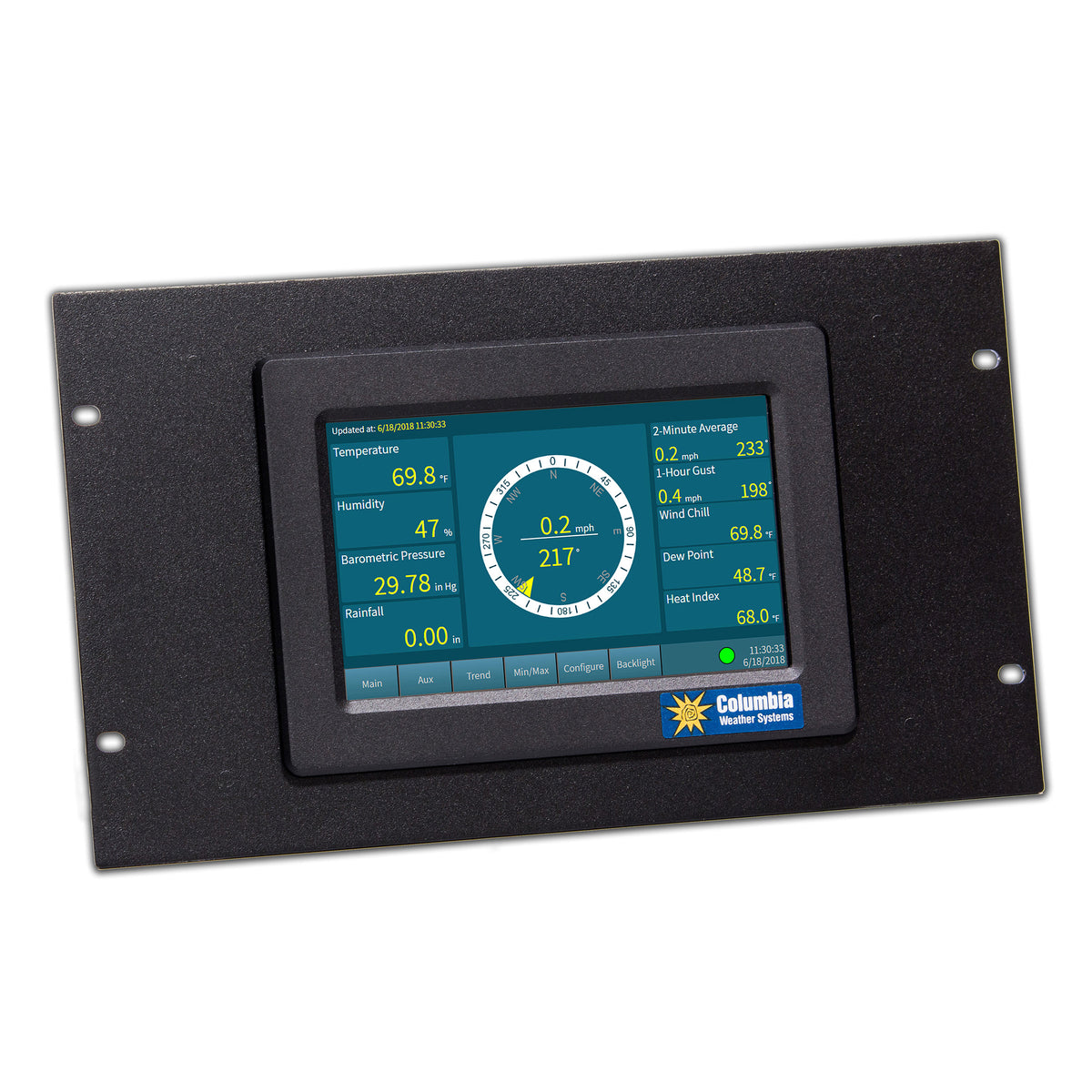 CWS Weather Display Console, Serial/ Ethernet Interface, Panel Mount ...